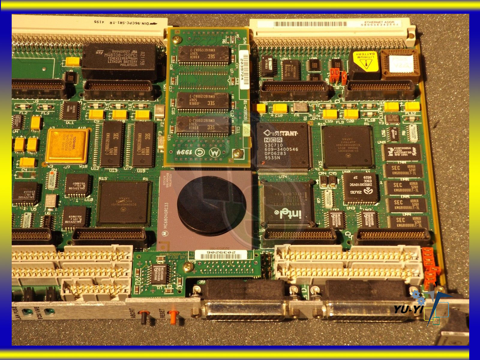 Motorola MVME162-533 MVME 162 VME CompactPCI CPU Module Board Card 01-W3960B 04D - PLC DCS SERVO ...